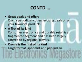Presentation on Croma | PPTX