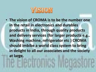 Presentation on Croma | PPTX