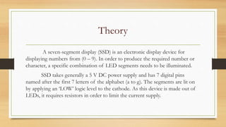 Seven segment display | PPTX
