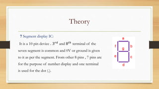 Seven segment display | PPTX