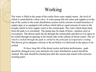Presentation-on-desert-cooler | PPT