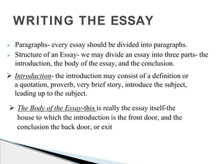 Presentation-On-Essay-writing | PPT