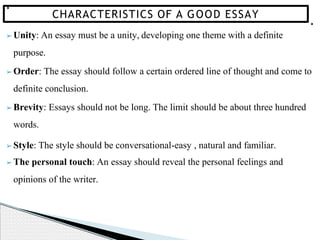 Presentation-On-Essay-writing | PPT
