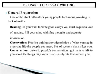 Presentation-On-Essay-writing | PDF
