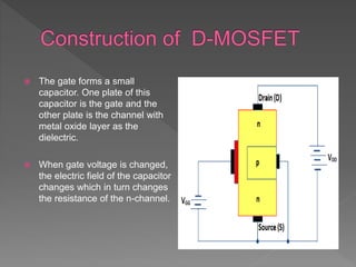 Presentation on-FET( Field Effect Transistor) | PPTX