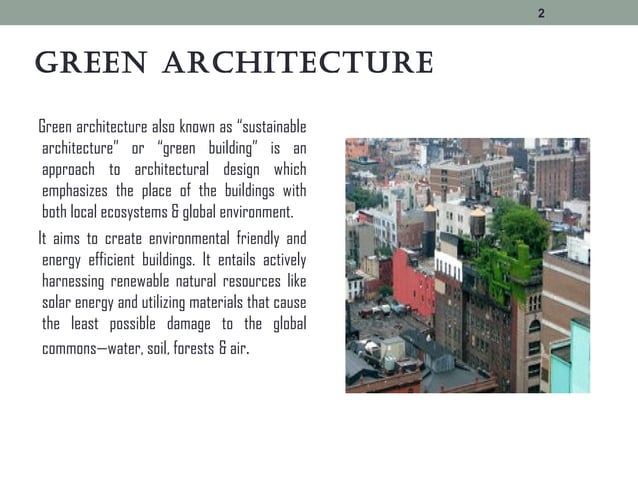 Presentation on-Green-Architecture | PPT