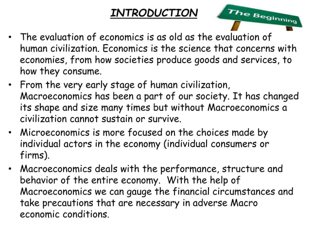 Evolution of Macroeconomics | PPTX