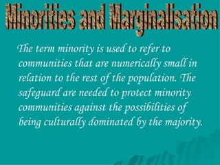 Presentation On Marginalisation. | PPT