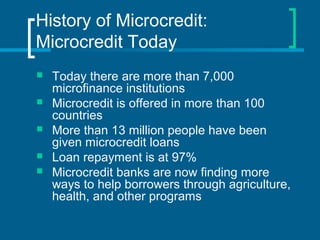 Presentation on-microcredit | PPT