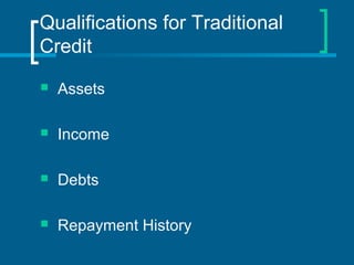 Presentation on-microcredit | PPT