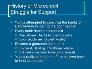 Presentation on-microcredit | PPT