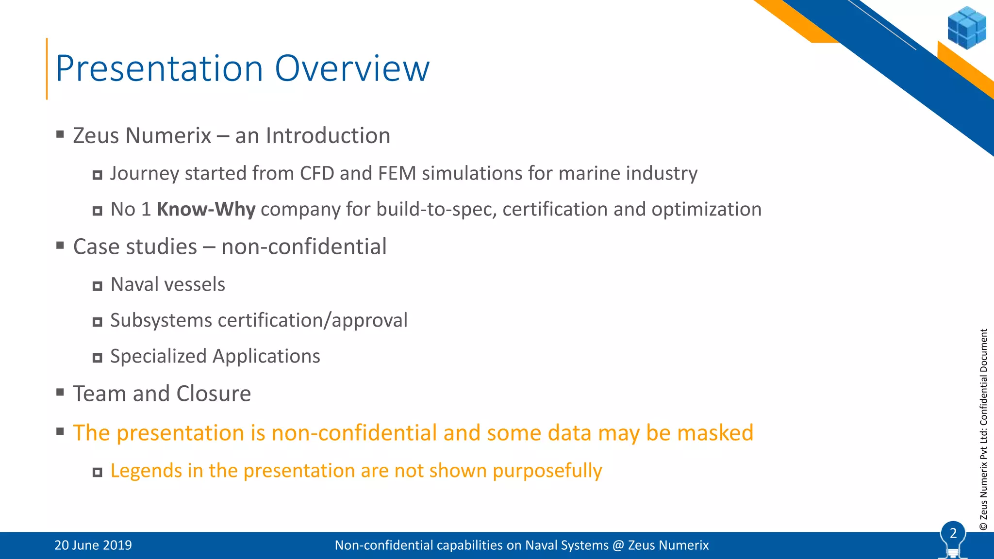 Naval Systems Presentation @ Zeus Numerix | PPTX