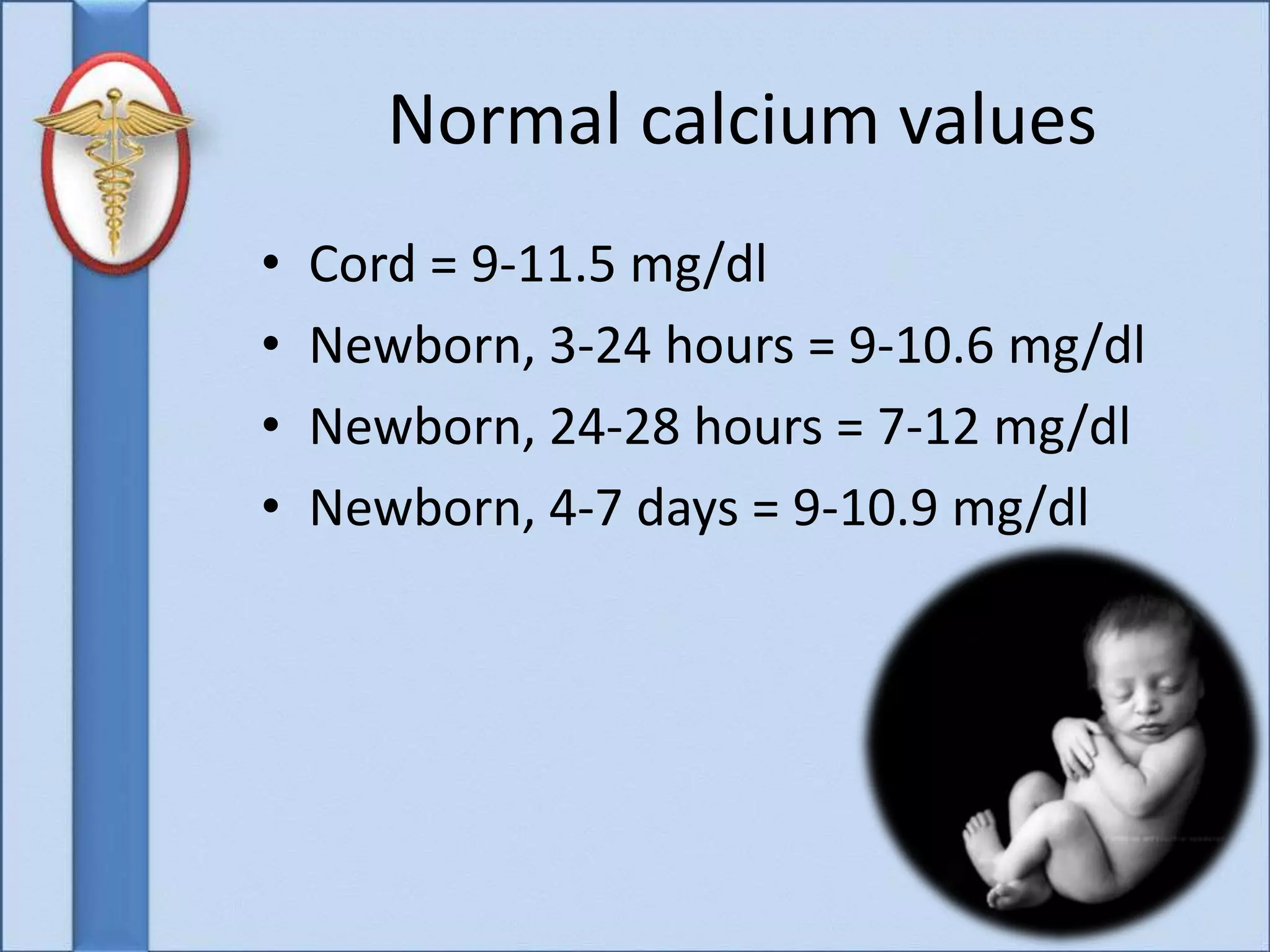 Presentation on neonatal hypocalcemia hypoglycemia hypomagnesaemia | PPTX