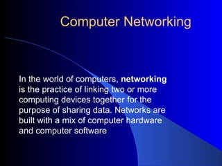 Presentation On Networking Harware | PPT
