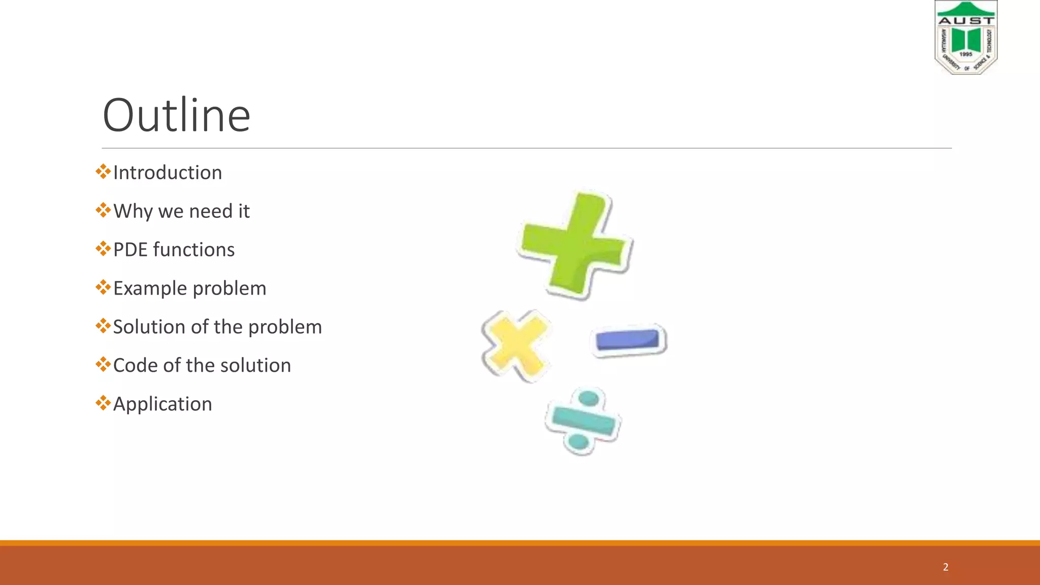 Presentation On Matlab Pde Toolbox Ppt