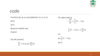 Presentation on Matlab pde toolbox | PPTX