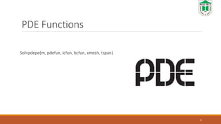 Presentation on Matlab pde toolbox | PPTX