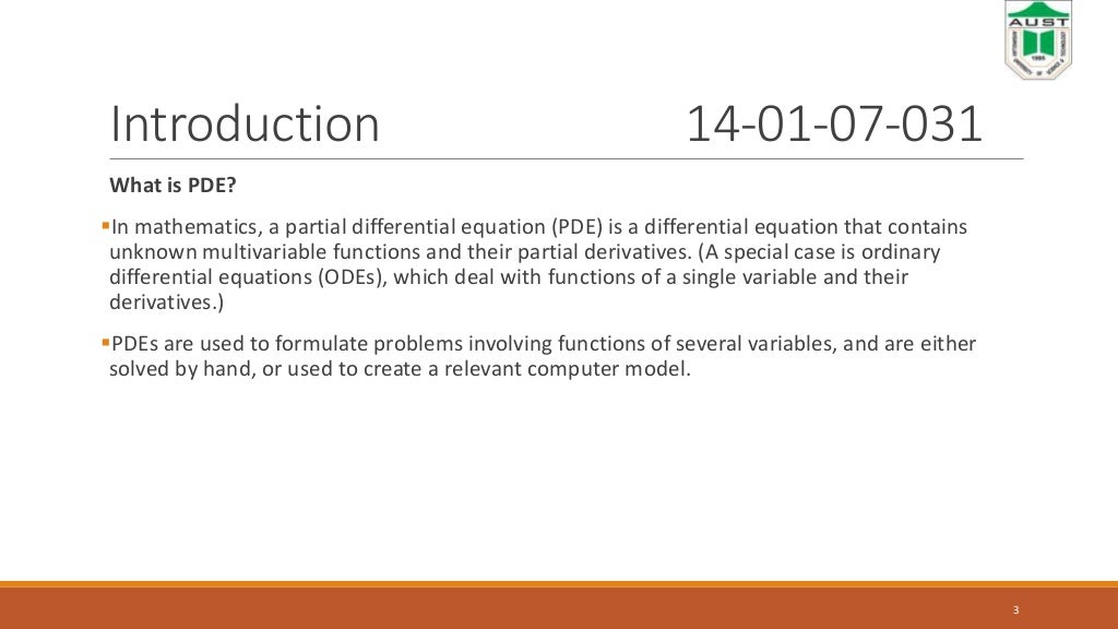 Presentation On Matlab Pde Toolbox