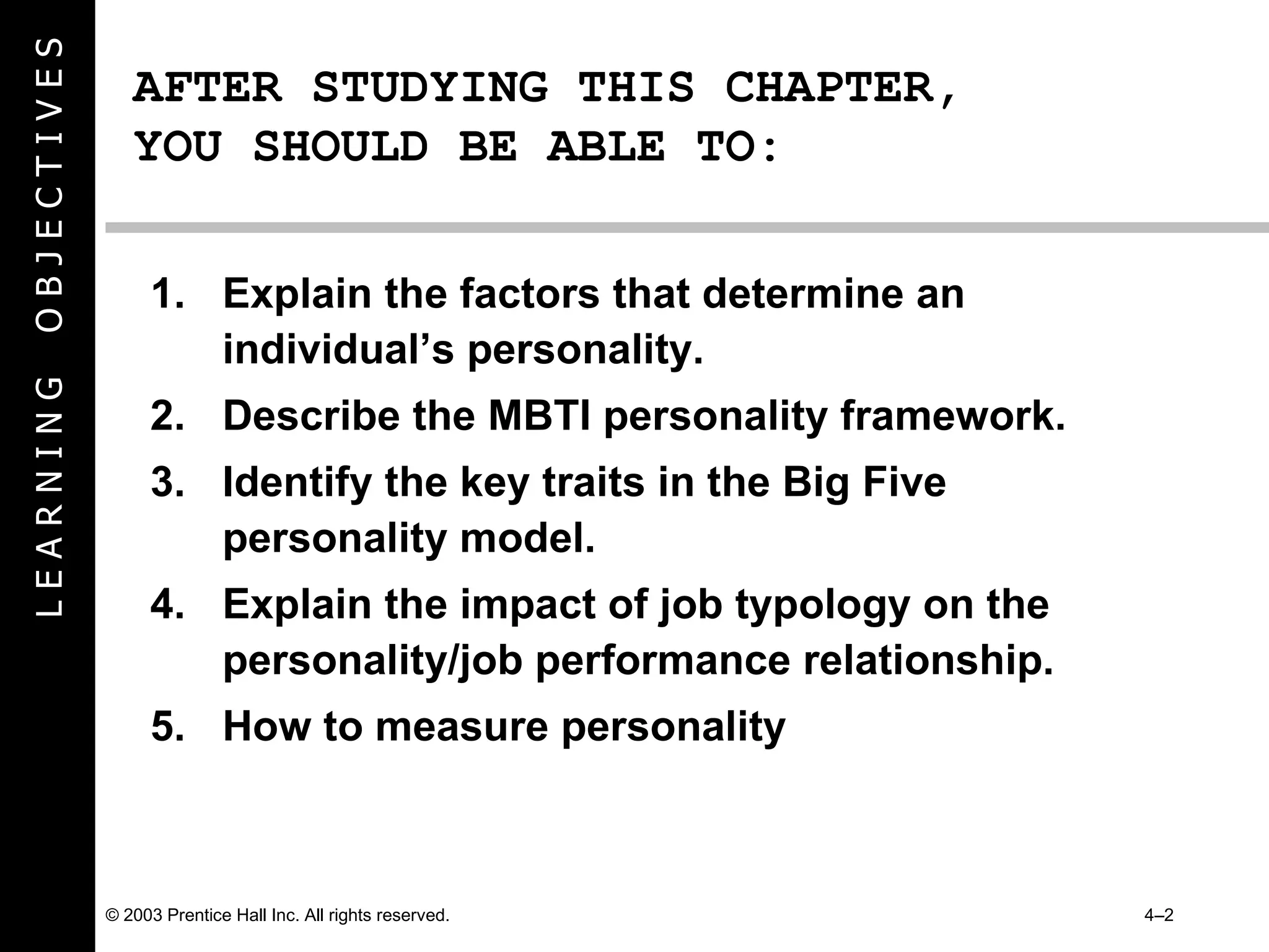 Presentation On Personality | PPS