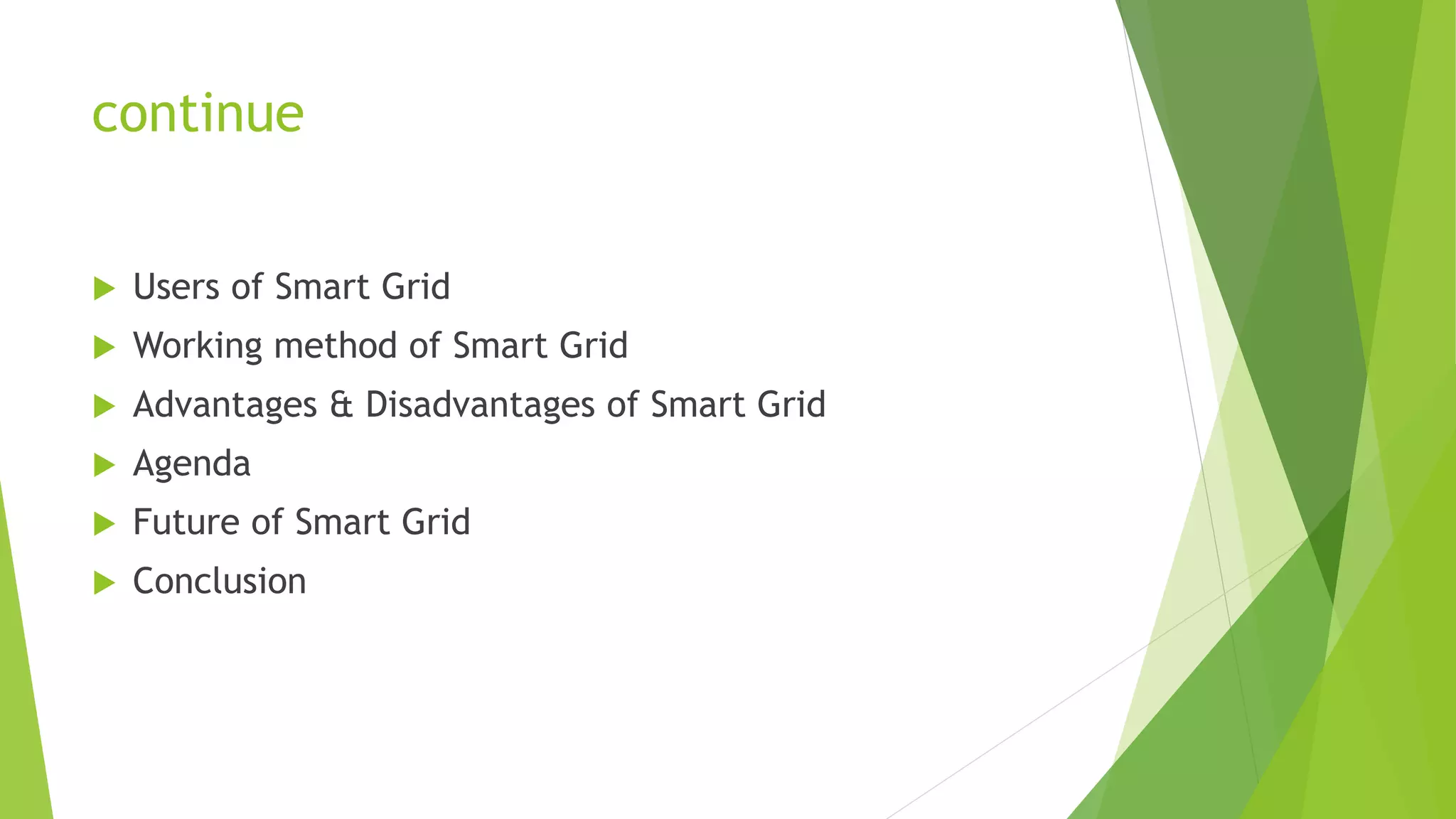 Presentation on Smart Grid | PPTX