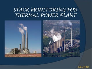 Presentation on stack monitoring for industries | PDF