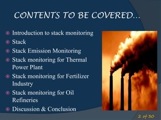 Presentation on stack monitoring for industries | PDF