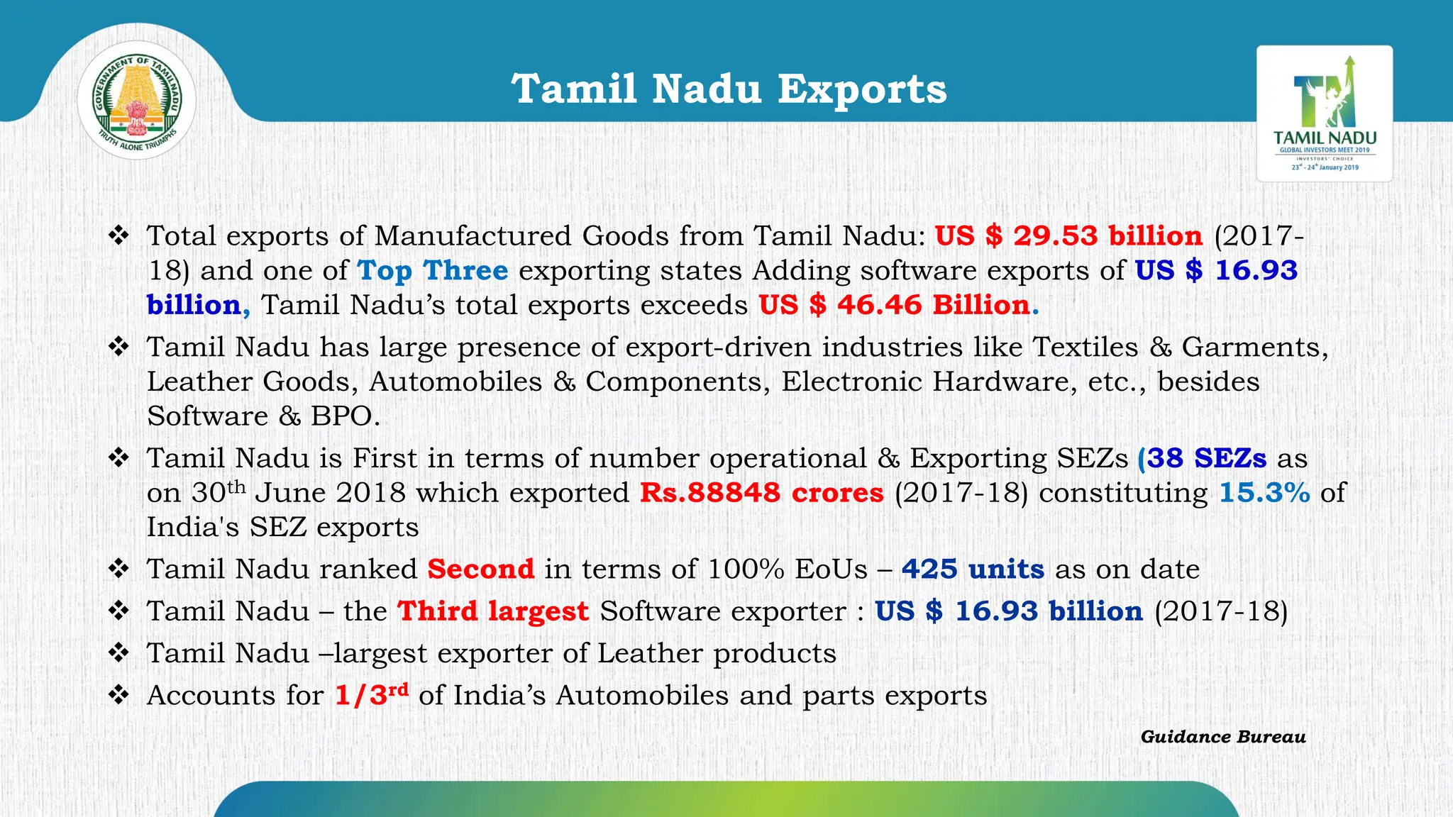 Presentation-on-tamil-nadu global investors meet | PDF | Manufacturing ...