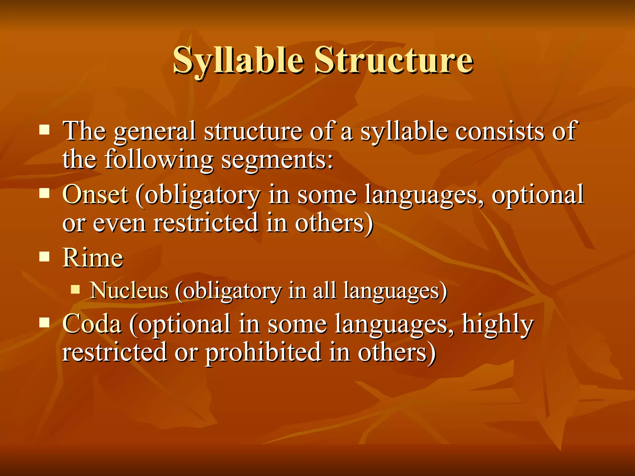 Presentation On Weak Syllables | PPT