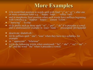 Presentation On Weak Syllables | PPT