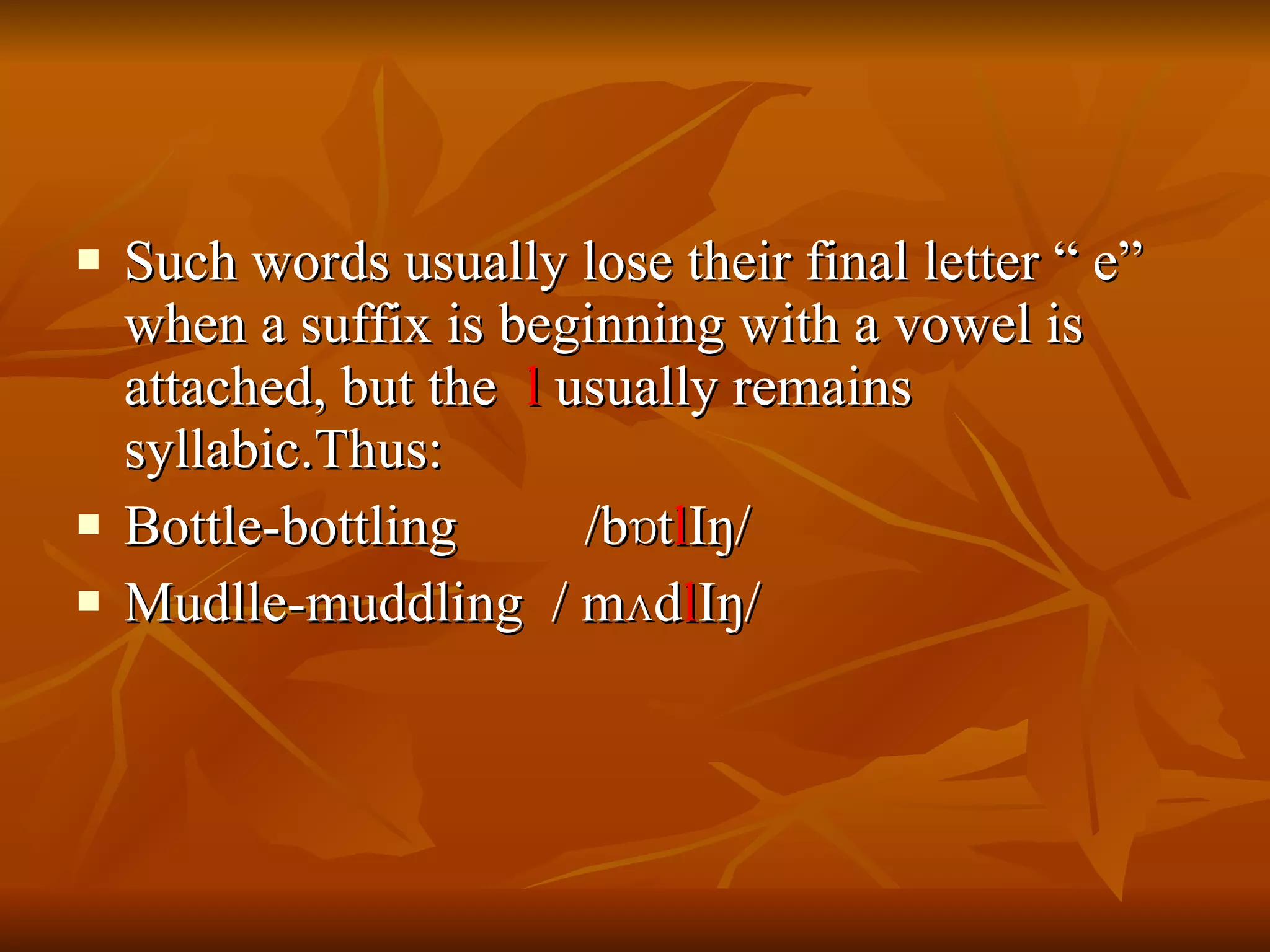 Presentation On Weak Syllables | PPT