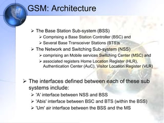 Presentation one-gsm | PPT