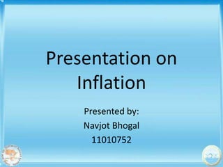 Presentation on Inflation | PPTX