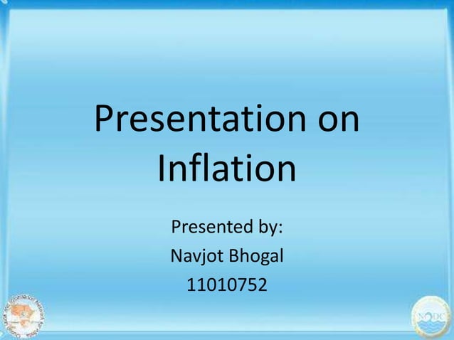 Presentation on Inflation | PPTX
