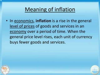 Presentation on Inflation | PPTX