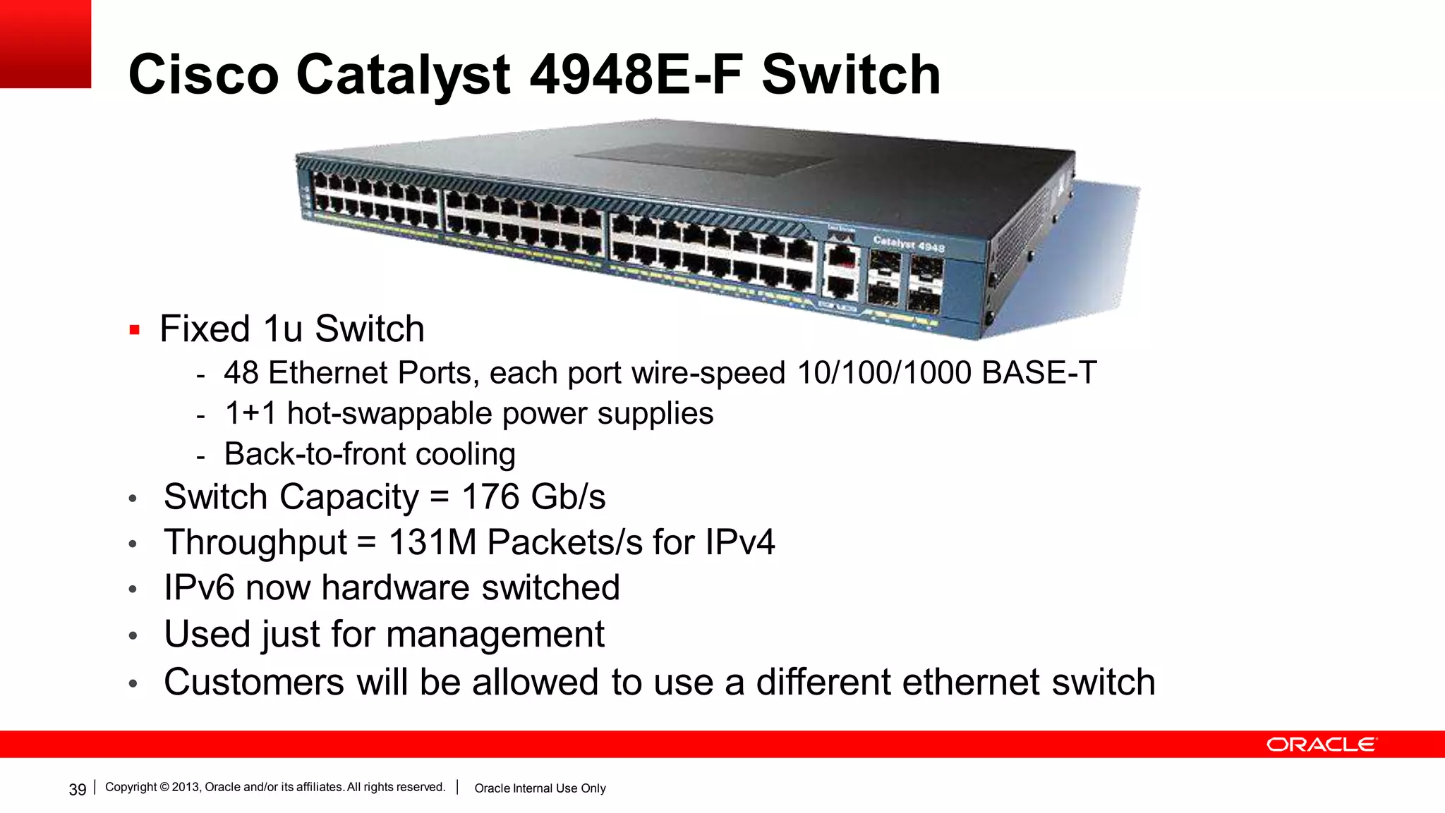 Presentation oracle super cluster t5-8 technical deep dive | PPT