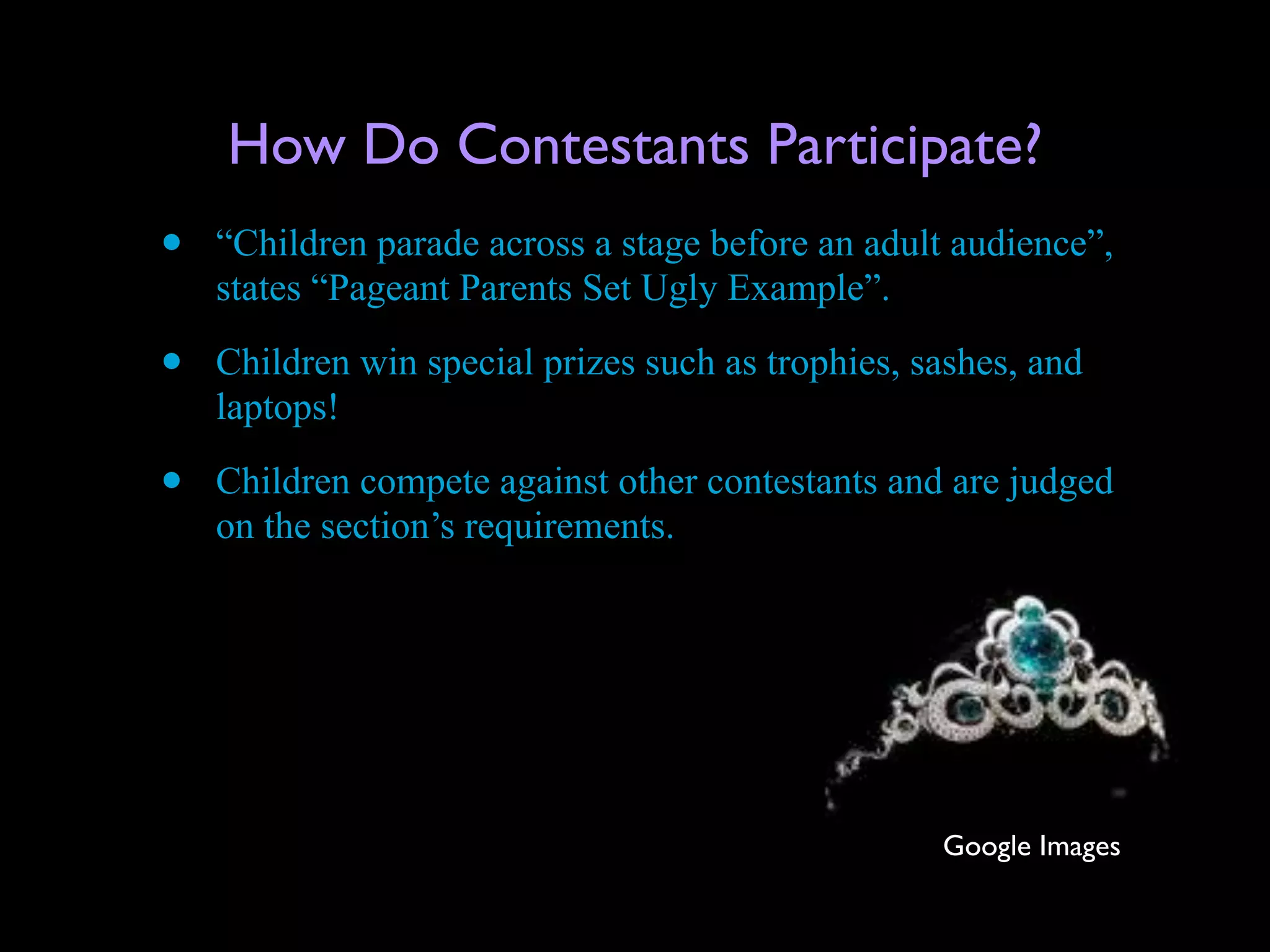 Effects of child beauty pageants | KEY