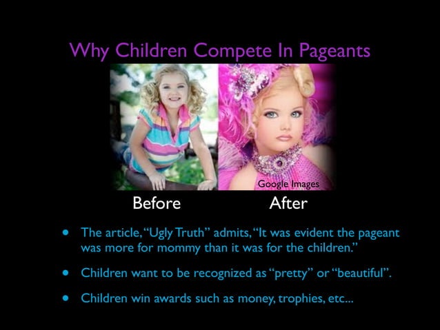 Effects of child beauty pageants | KEY