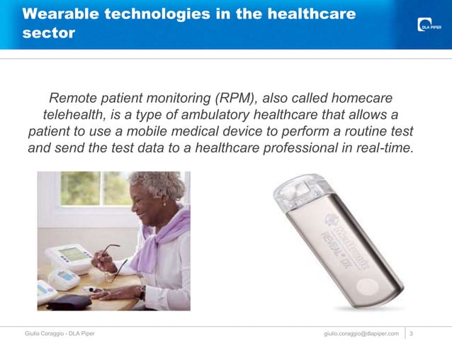 Wearable technologies and remote patient remote monitoring system | PPTX
