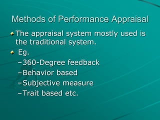 Presentation performance appraisal2 | PDF