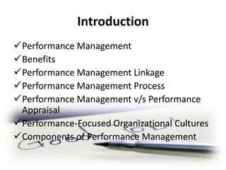 Performance management and Appraisal | PPTX
