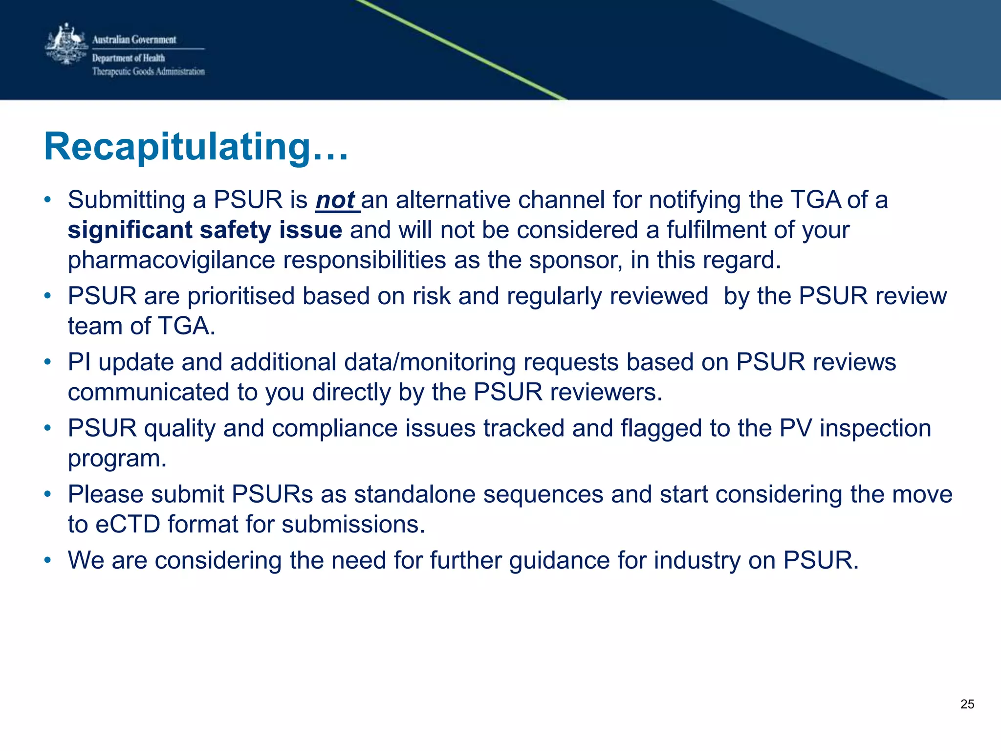 Presentation: Periodic safety update reports | PPTX