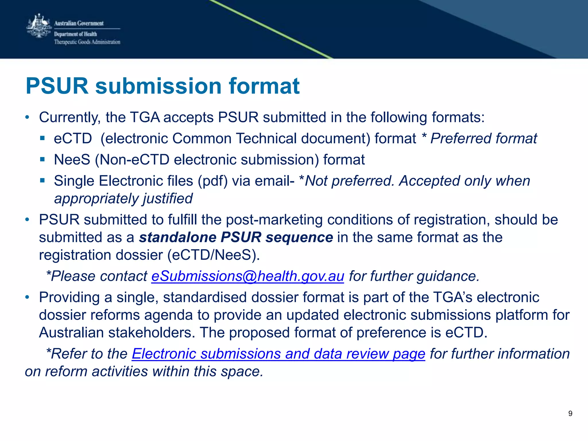 Presentation: Periodic safety update reports | PPTX