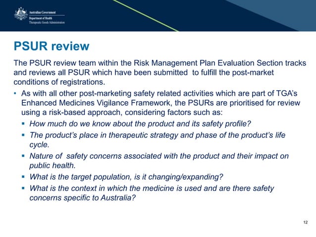Presentation: Periodic safety update reports | PPTX