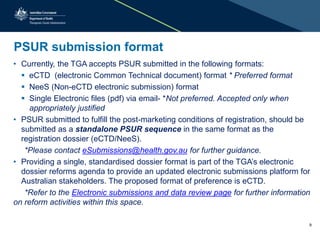 Presentation: Periodic safety update reports | PPTX