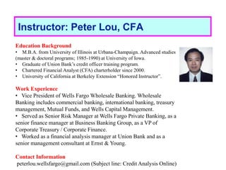 Presentation: Instructor Peter Lou | PPTX
