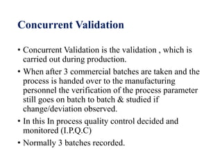 Pharmaceutical Validation | PPTX