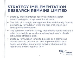 Presentation | PhD Thesis Strategy Implementation | PDF | Business ...