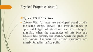 Physical and Chemical Properties of Soil of Bangladesh by Masud Hiru | PPTX