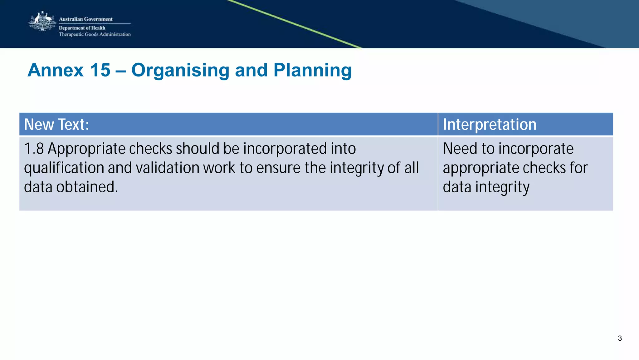 Presentation PIC/S Guide to GMP PE009-13 Annex 15 | PDF