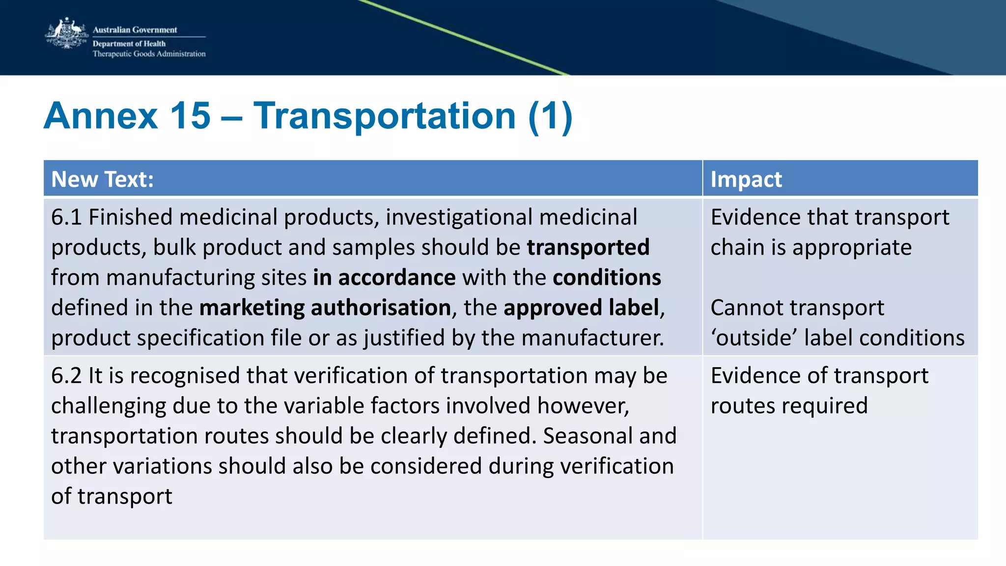 PIC/S Guide to GMP PE009-13 - Key changes to Annex 15 - Qualification ...